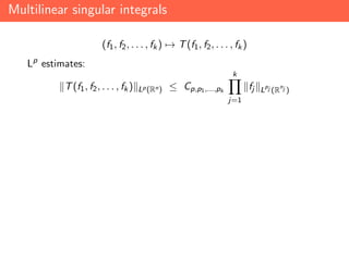 On Twisted Paraproducts and some other Multilinear Singular Integrals | PPT