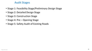 Road Safety Audit Approach as per IRC code | PPTX