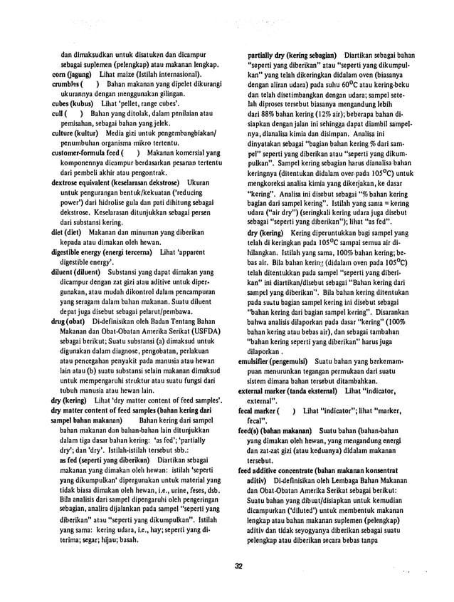 Komposisi bahan pakan | PDF