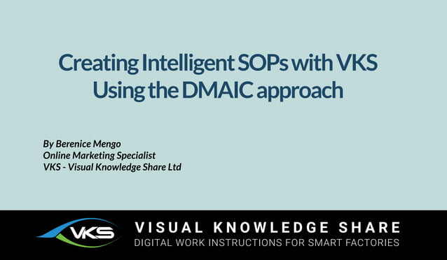 Creating Intelligent SOPs with VKS - Using the DMAIC Approach | PDF | Operating Systems ...