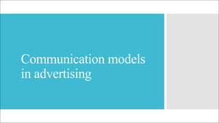 Communication model in advertising | trim formula | DAGMAR | hierarchy ...