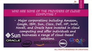 Cloud Computing-A detailed Study | PPTX