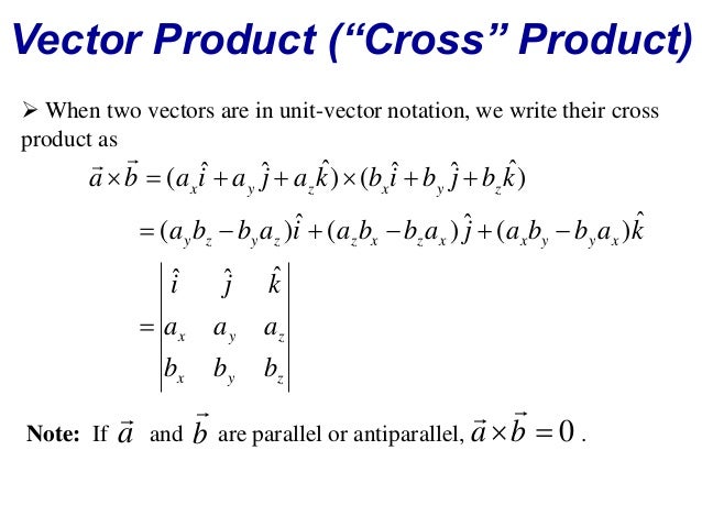 Vectors and Kinematics