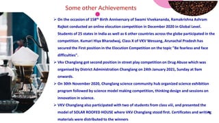 VKVs Arunachal Pradesh News Letter 2020-21 | PPTX