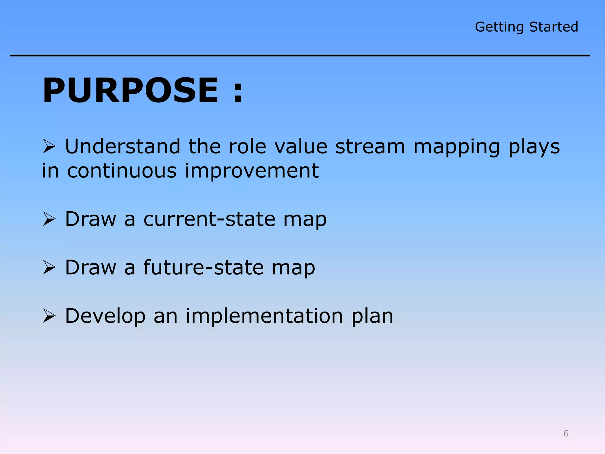 value stream mapping | PPTX