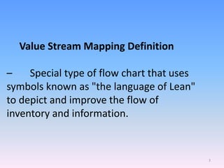 value stream mapping | PPTX