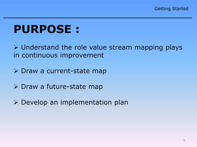 value stream mapping | PPTX