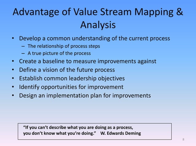 value stream mapping | PPTX