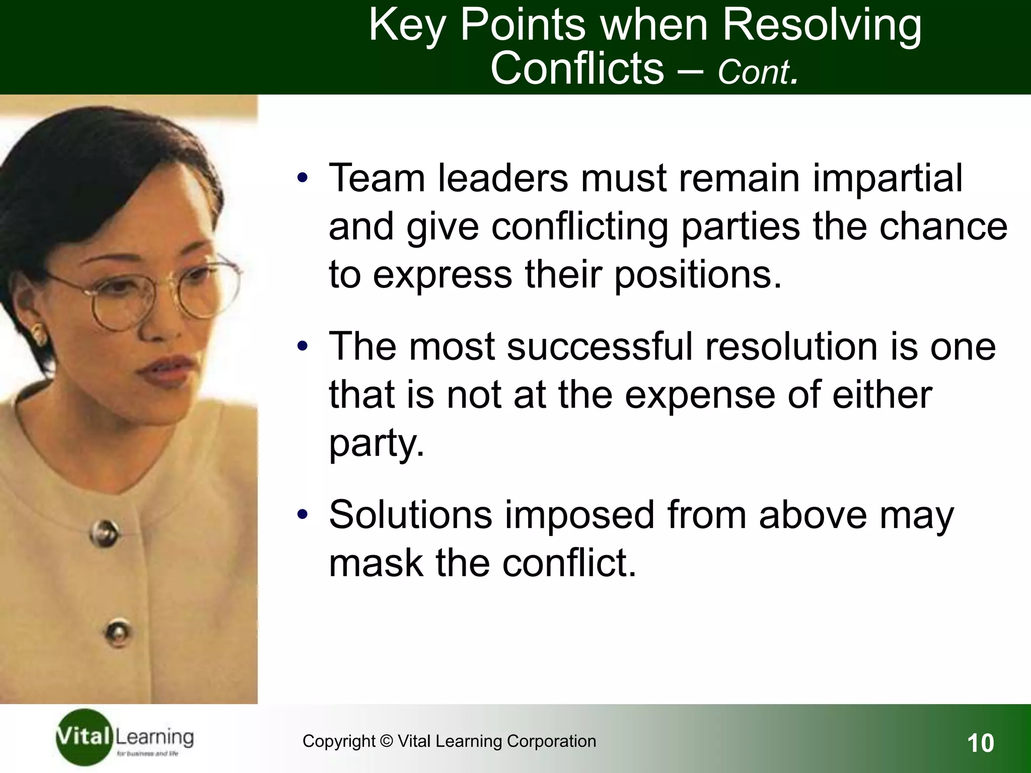 Resolving Conflicts | PPT