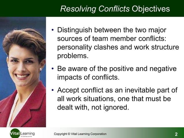 Resolving Conflicts | PPT