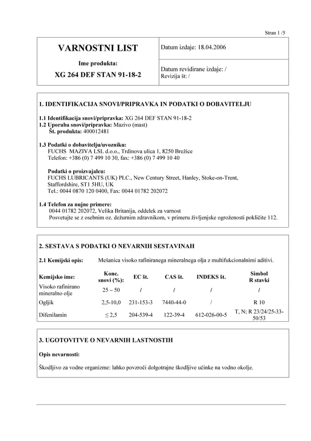 Vl Xg 264 Def Stan 91 18 2 | PDF | Science