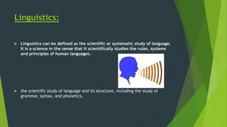 Linguistics Terms | PPSX