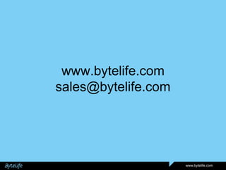 ByteLife vLab manager | PPTX