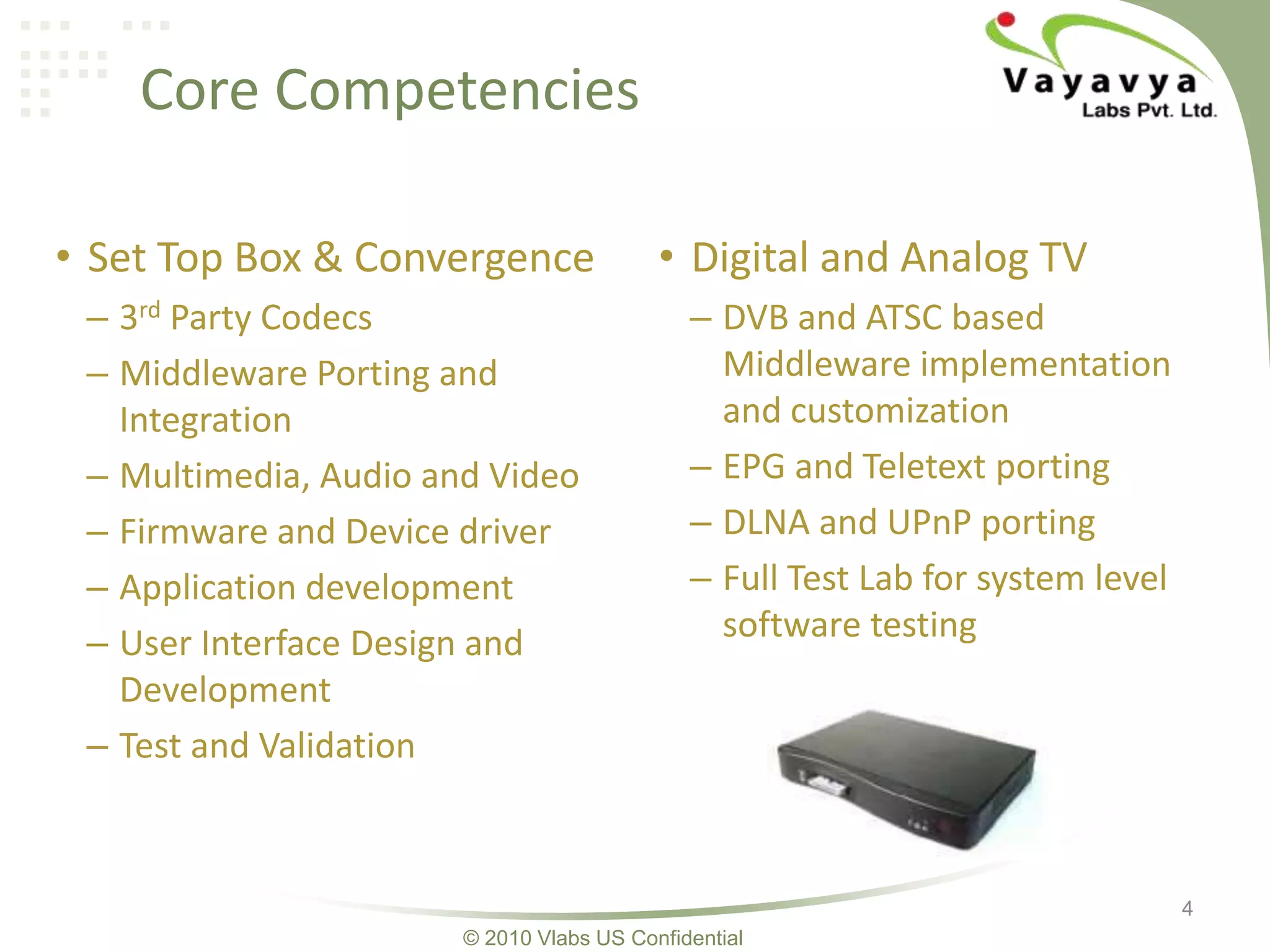 Vayavya Labs Corporate Overview | PPTX