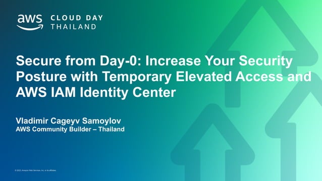 Increase Your Security Posture with Temporary Elevated Access and AWS IAM Identity Center | PPT