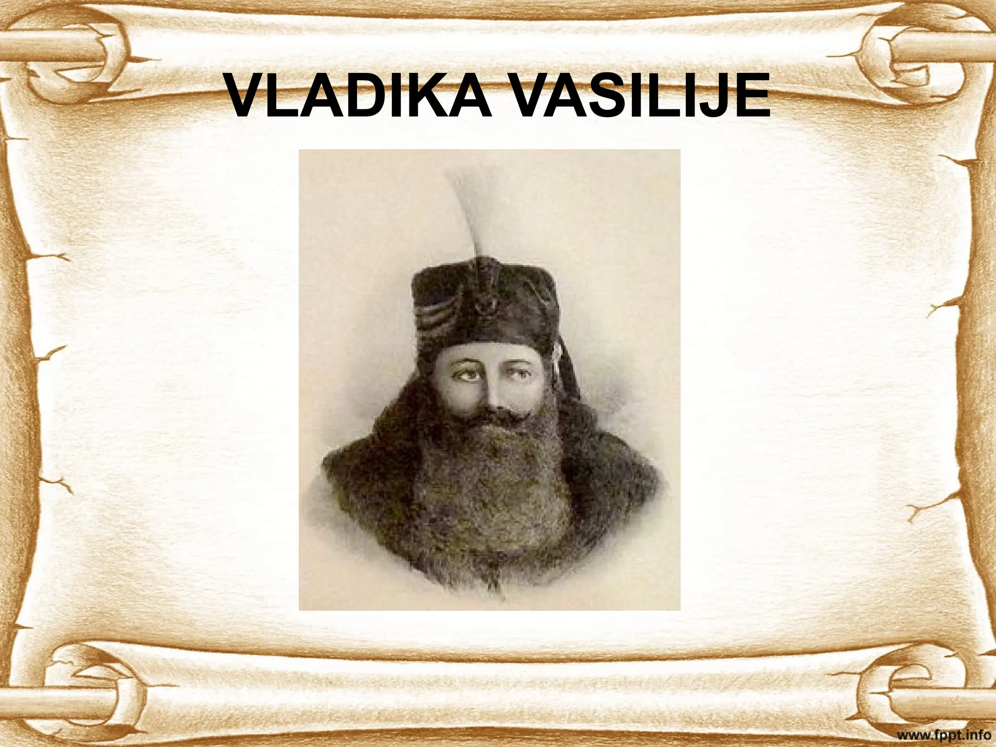 Vladika Sava I Vasilije, dinastija Petrović.pptx