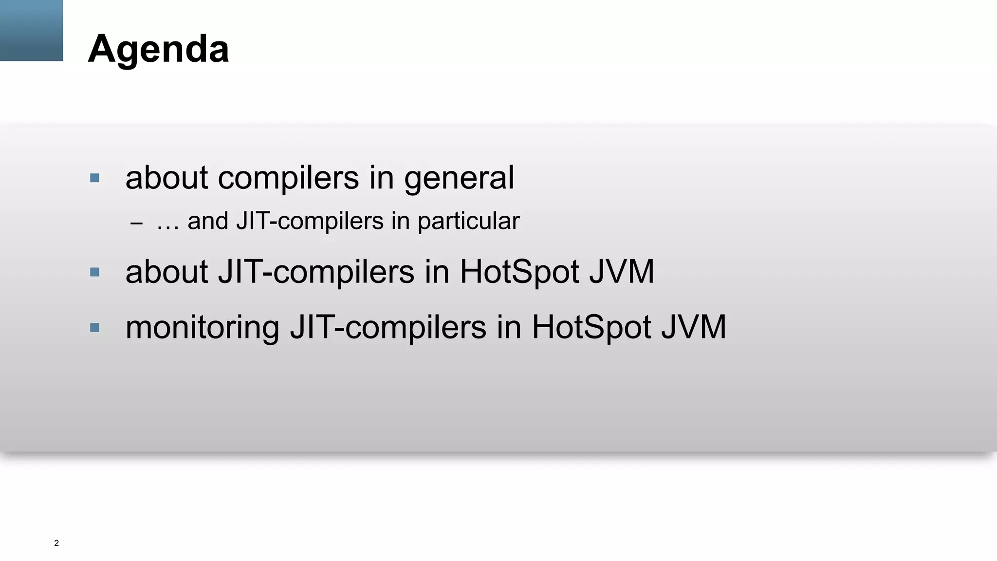 JVM JIT compilation overview by Vladimir Ivanov | PPT