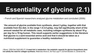 Glycine The Versatile Anti Inflammatory Nutrient Pdf