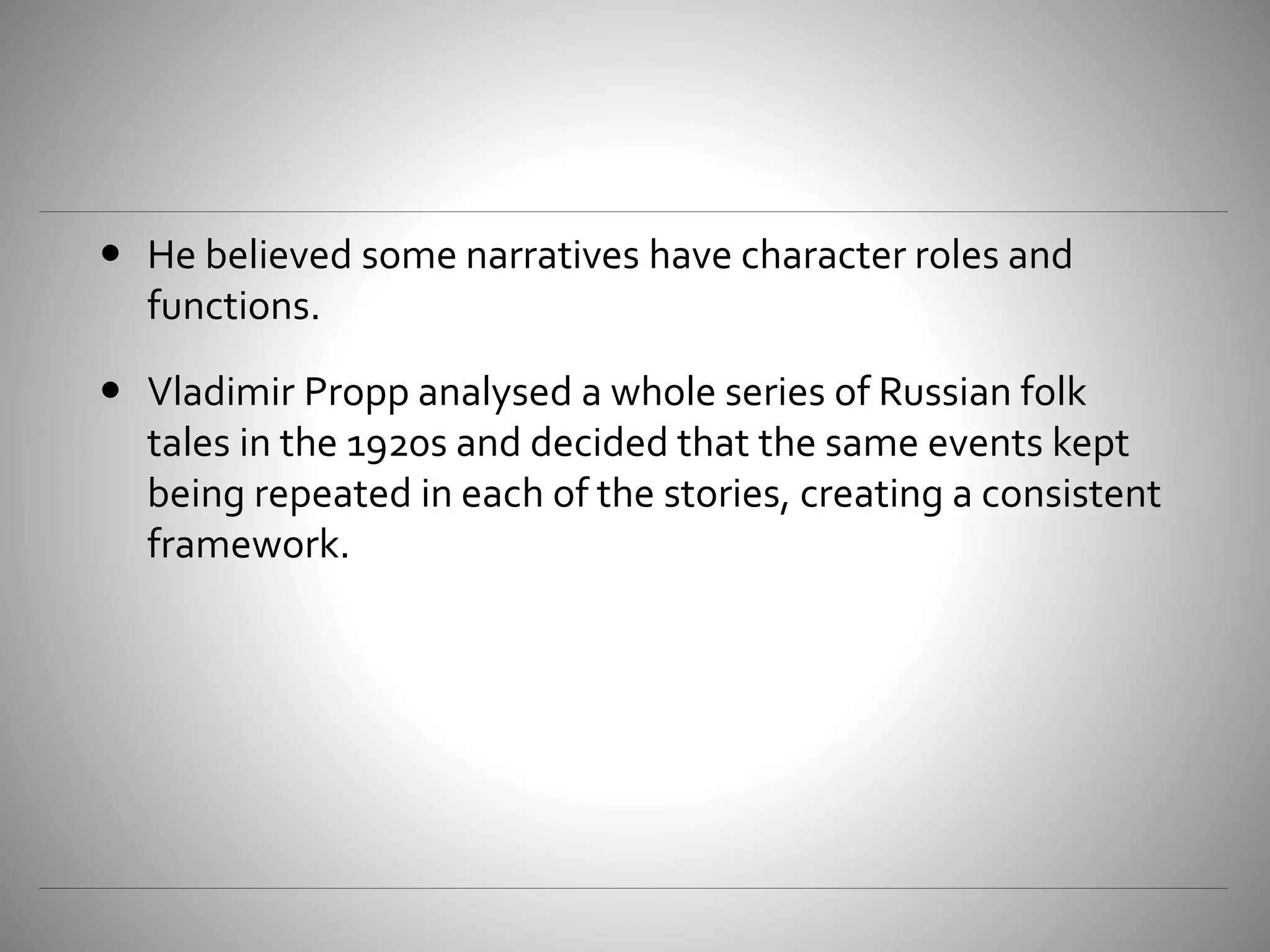 Vladimir propp | PPTX