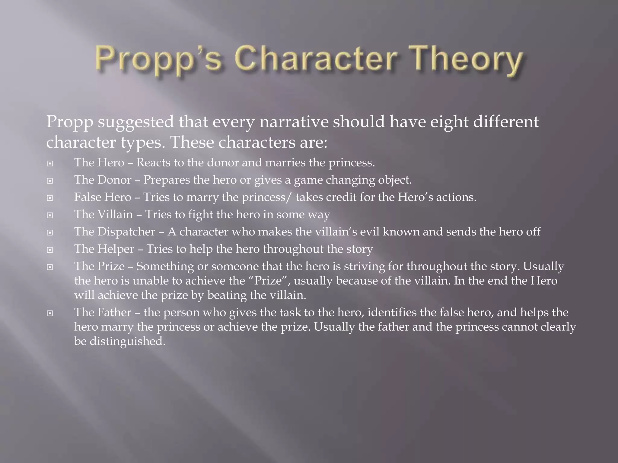 Vladimir propp | PPT