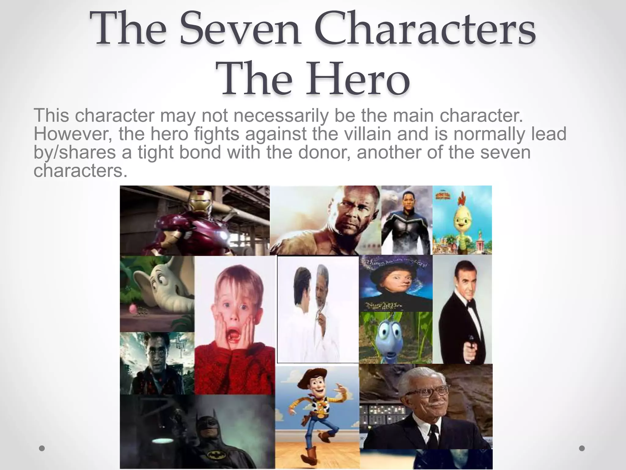 VladimiVladimir Propp's 7 Character Types and Their Relation to Our ...