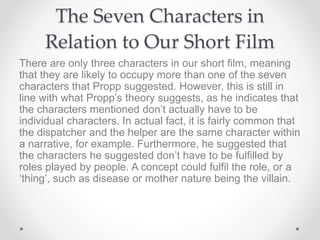 VladimiVladimir Propp's 7 Character Types and Their Relation to Our ...