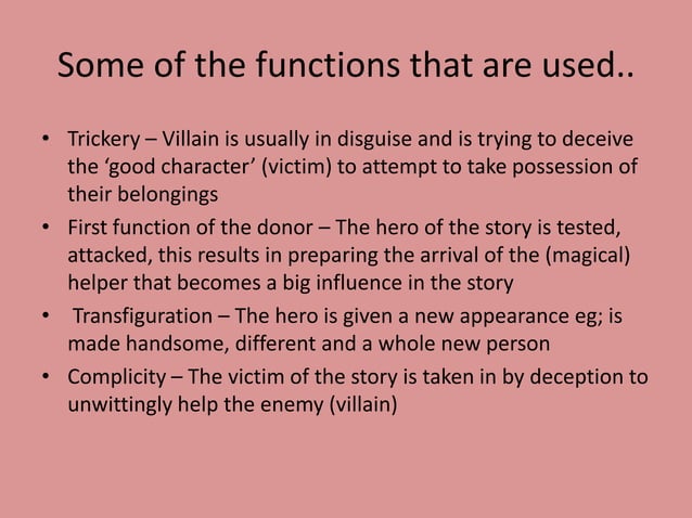 Vladimir propps theory | PPT