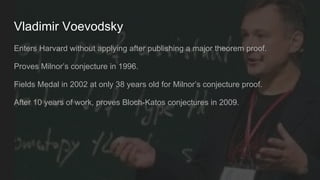 In memoriam - Vladimir Voevodsky | PPT