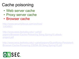 Vladimir Vorontsov - Splitting, smuggling and cache poisoning come back | PDF