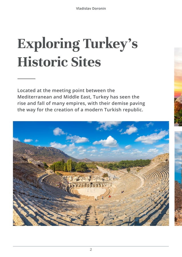 Exploring Turkey’s Historic Sites | PDF