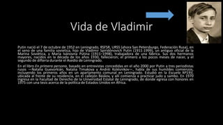 Vladímir putin Biografia | PPTX