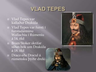 Vlad tepes | PPTX