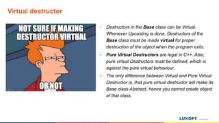 Vladymyr Bahrii Understanding polymorphism in C++ 16.11.17