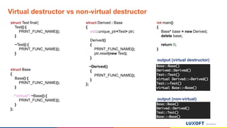 Vladymyr Bahrii Understanding polymorphism in C++ 16.11.17