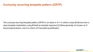 Vladymyr Bahrii Understanding polymorphism in C++ 16.11.17