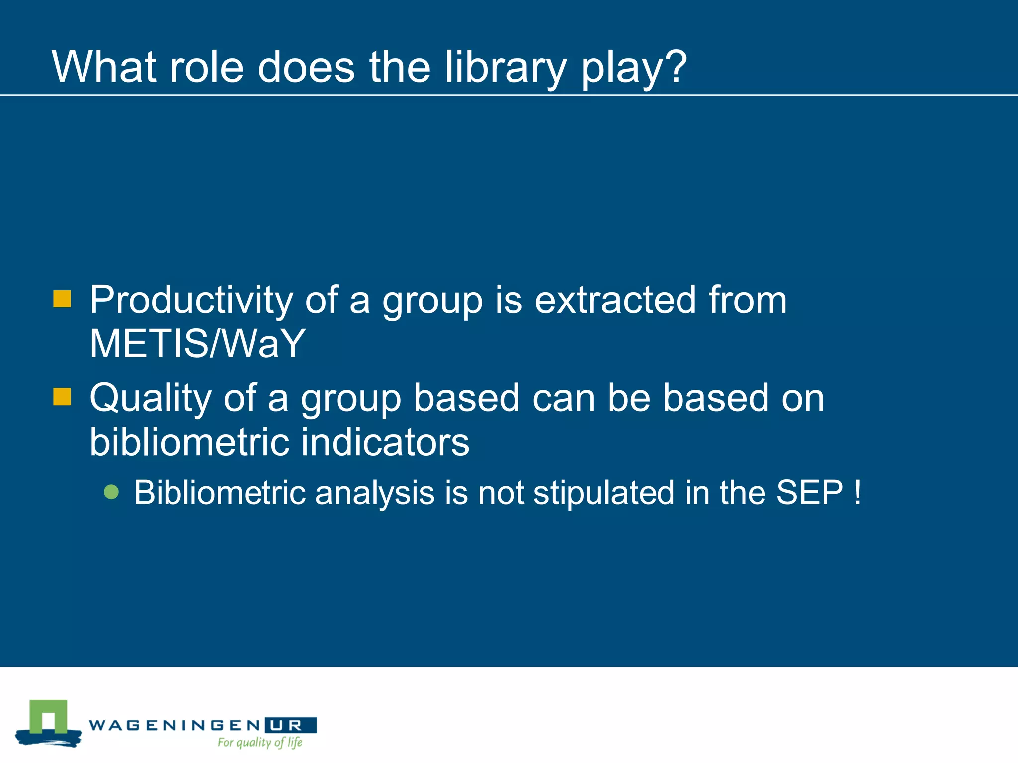 citation analysis vlag | PPT