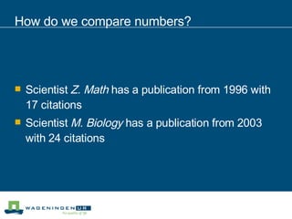 citation analysis vlag | PPT