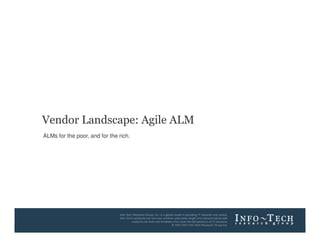 Agile ALM Tool Comparison | PDF