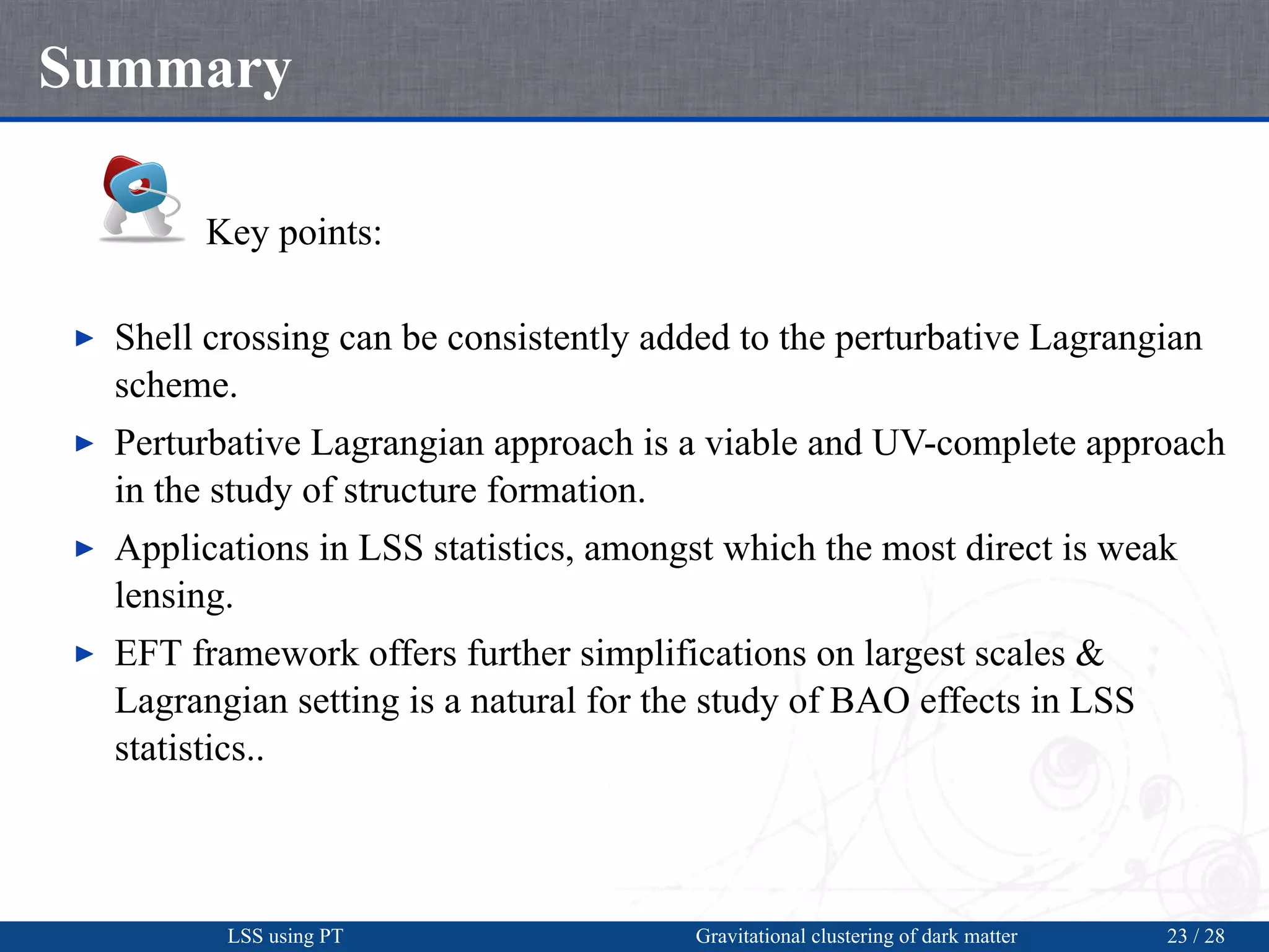 Zvonimir Vlah "Lagrangian perturbation theory for large scale structure formation" | PPT