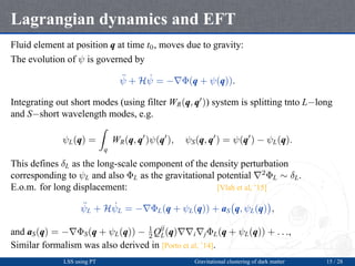 Zvonimir Vlah "Lagrangian perturbation theory for large scale structure formation" | PDF