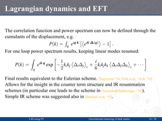 Zvonimir Vlah "Lagrangian perturbation theory for large scale structure formation" | PDF