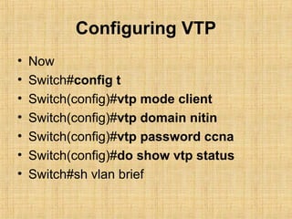 VLAN network setup and Configuration.ppt