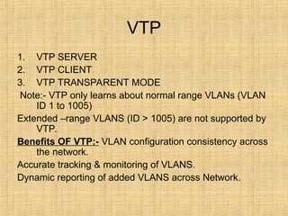 VLAN network setup and Configuration.ppt