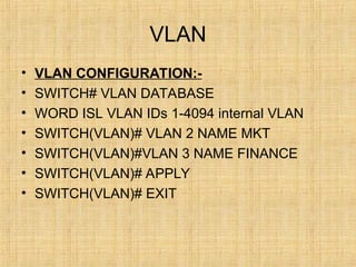 VLAN network setup and Configuration.ppt