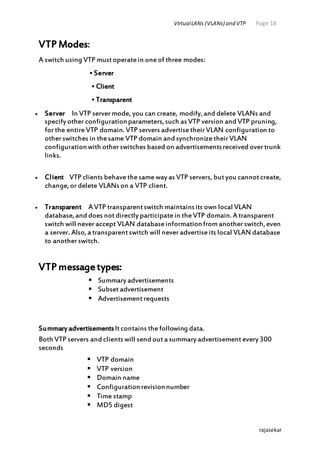 Vlan and vtp | DOCX | Computer Networking | Computing
