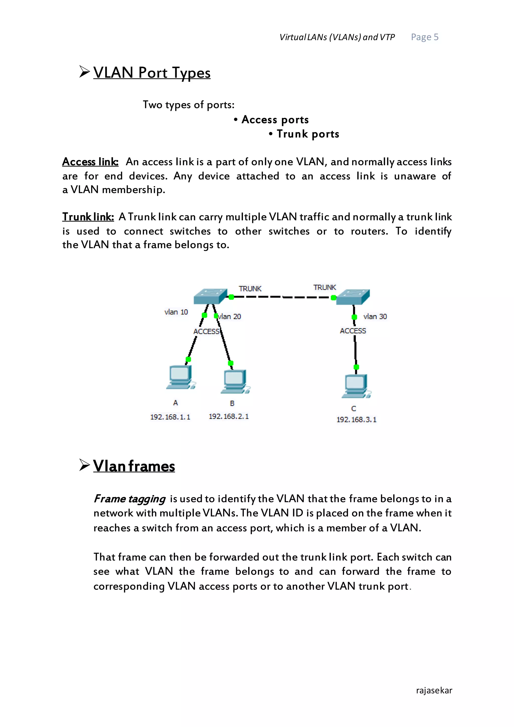 Vlan and vtp | DOCX