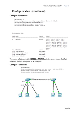 Vlan and vtp | DOCX