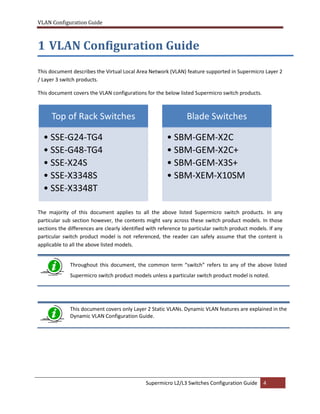 Vlan configuration guide | PDF