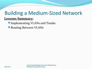 Vlan configuration in medium sized network | PPT