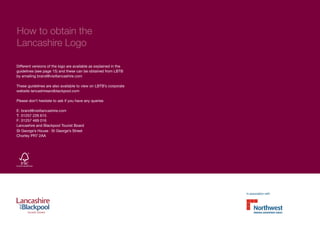 VisitLancashire Brand Guidelines | PDF